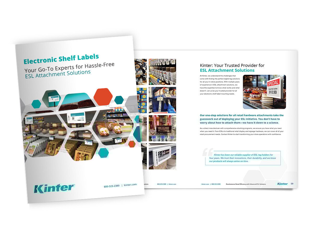 Electronic Shelf Label and Digital Price Tag Holders | KinterEDGE